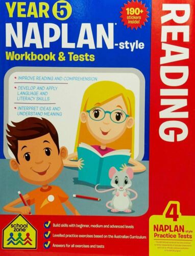 YEAR 5 NAPLAN READING WORKBOOK | Flourish Educational Toys & Resources
